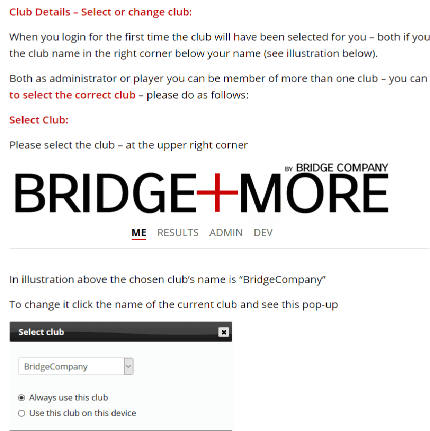 Bridge Club