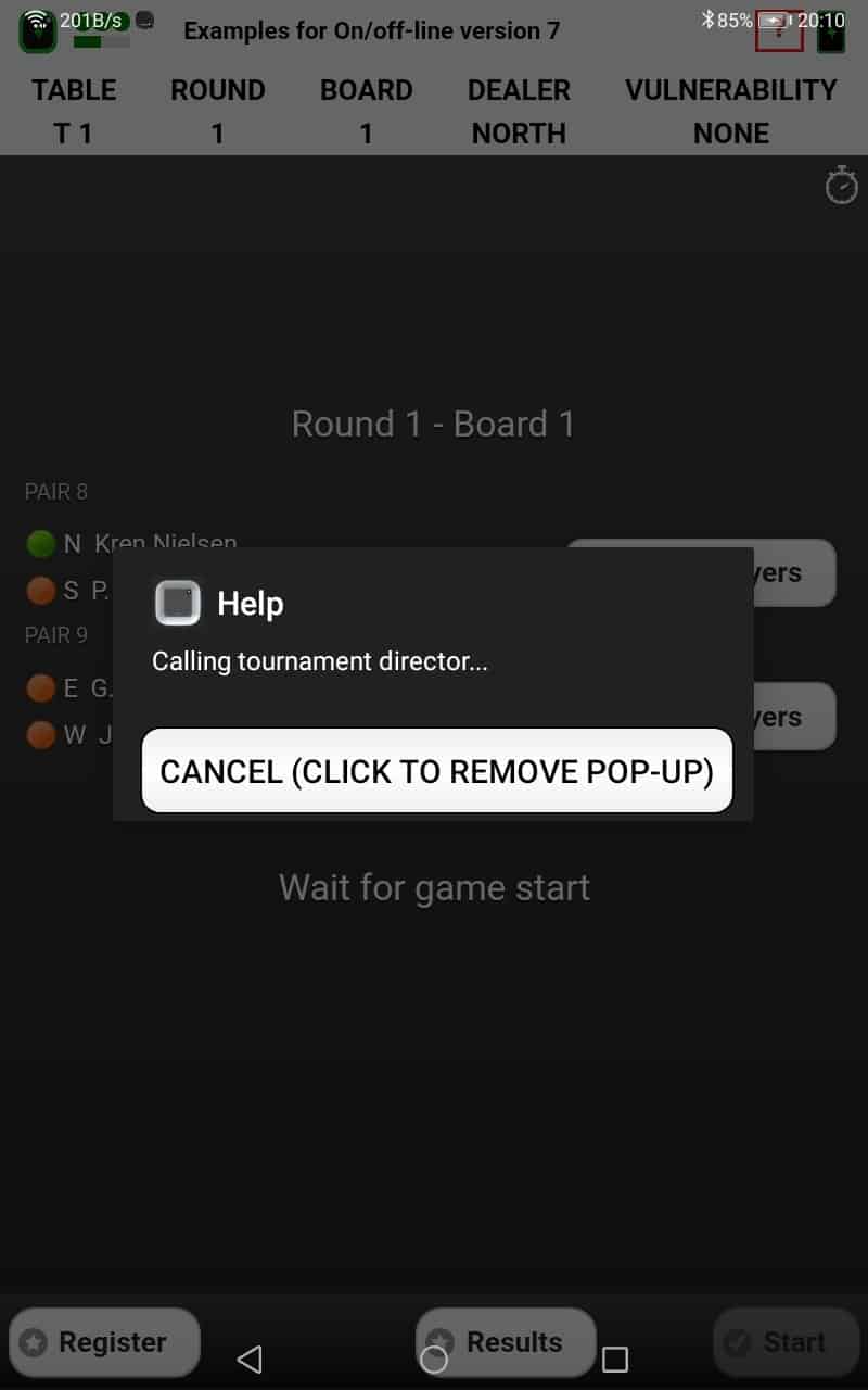 bridge tournament director