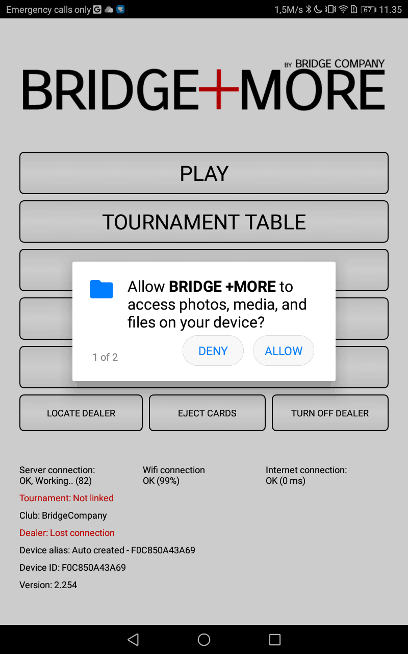 BridgeplusMore updates automatically