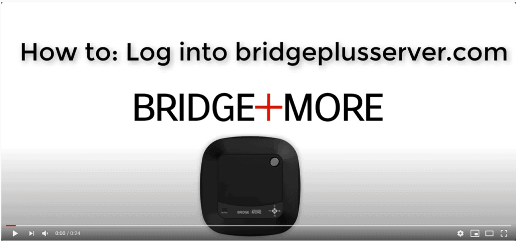 How to log into our server for the first time | Help side for Bridge ...