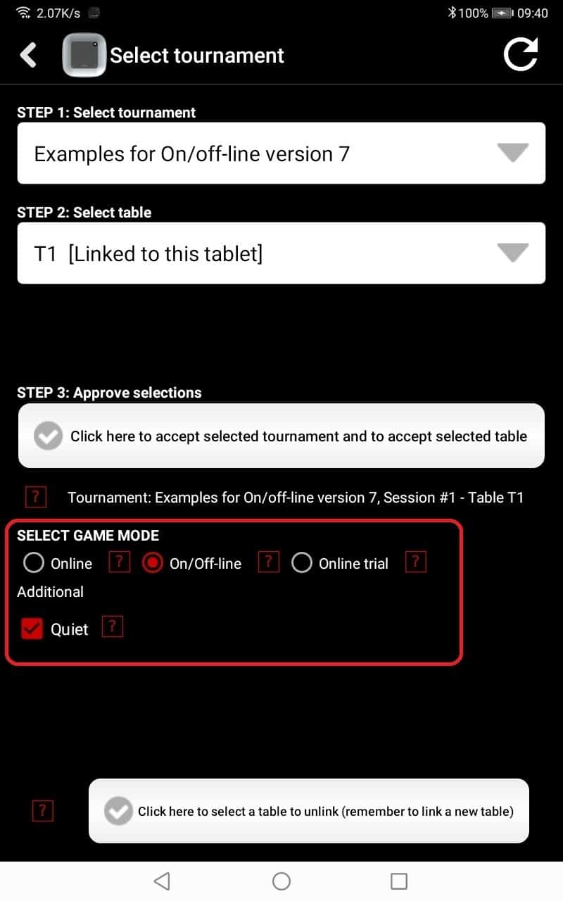 6.6 How to use the On/Off-line features on the tablet? (For app version ...